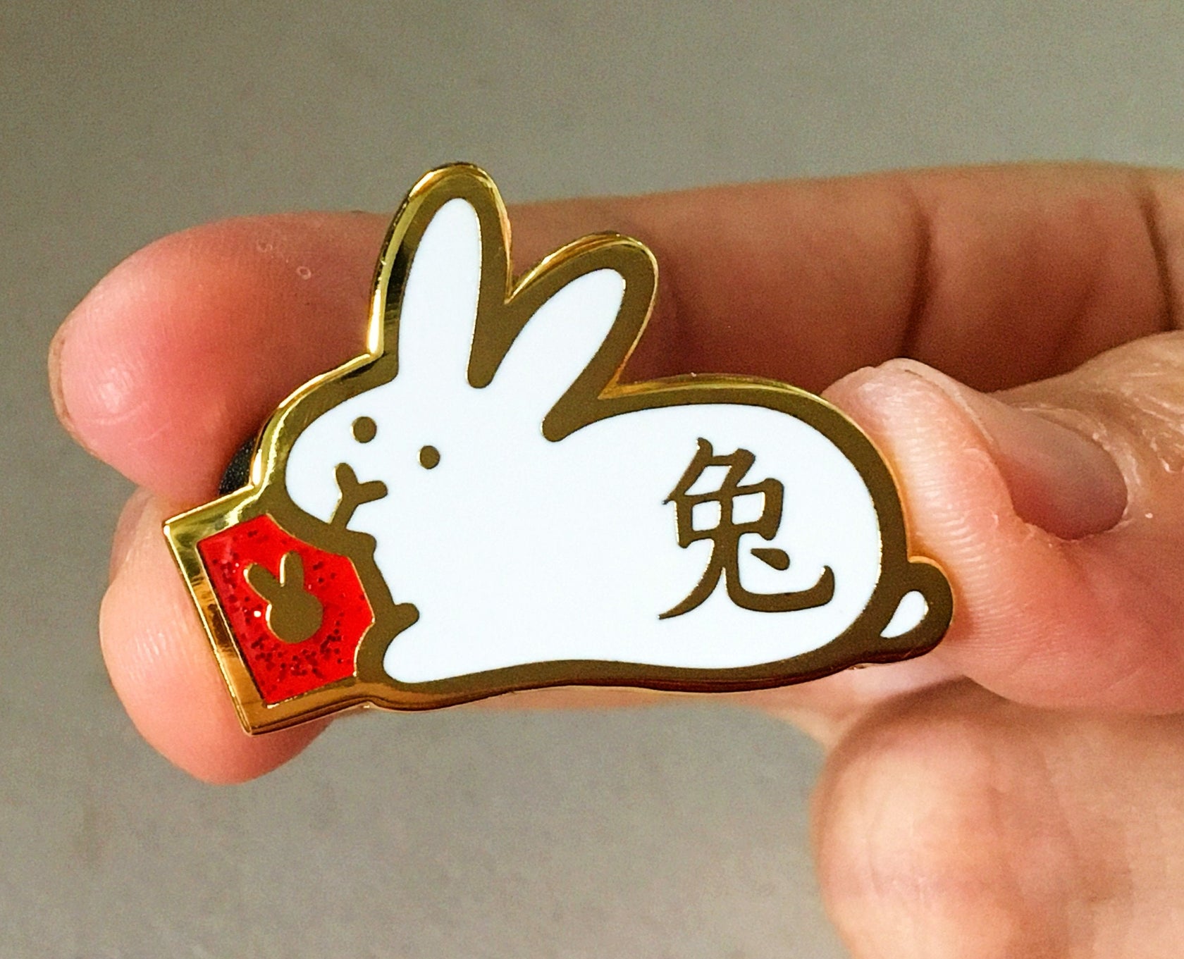 Year of the Rabbit Pin – Fubini Crafts